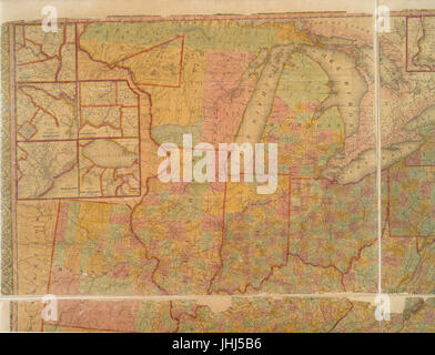 Mitchell's reference & distance map of the United States Stock Photo ...