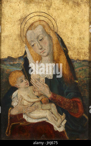 Maria lactans (Flanders 15th c Stock Photo - Alamy