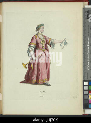Clio, the muse of history in Greek mythology, is depicted in this ...