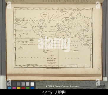 A map of the world, exhibiting all the new discoveries, 1794 Stock ...