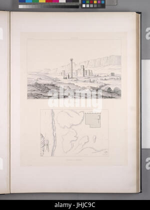 Istakhr. Vue du palais; Topographie des monuments.; Istakhr. Vue du ...