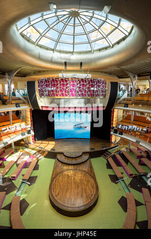 Theatrium aboard AIDAsol. AIDAsol is a Sphinx class cruise ship, built ...