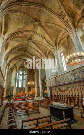 Tomb of Pope Clement VI inside La Chaise Dieu Abbey, Haute Loire ...