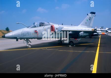 AMX International A-11 Ghibli ground attack fighter jet of the Italian ...