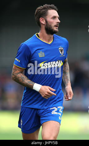 Callum Kennedy, AFC Wimbledon Stock Photo - Alamy