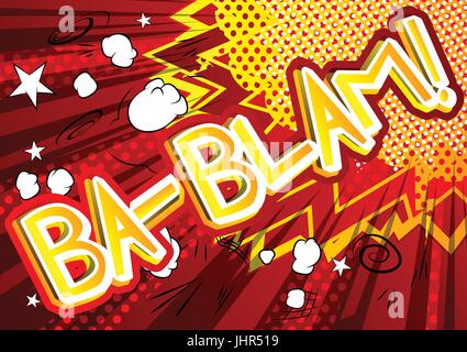 Ba-boom! - Vector illustrated comic book style expression Stock Vector ...