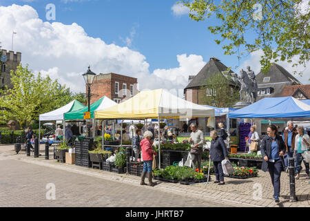 The Square in the centre of Petersfield, Hampshire, England uk Stock ...