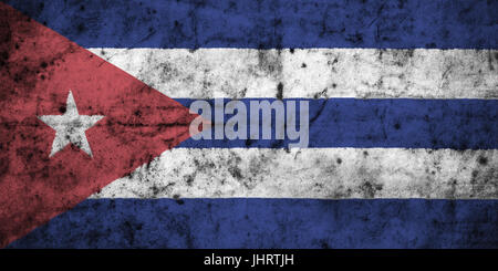 Cuba flag with high detail of crumpled paper . 3D illustration Stock ...