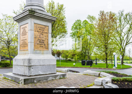Wolfe Monument, Plains of Abraham, Quebec - Photochrom XIXth century ...