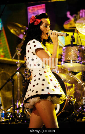 Singer Katy Perry performs Vans Warped Tour 15th Anniversary ...