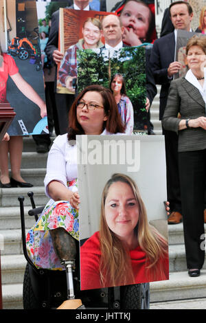 United States Senator Tammy Duckworth (Democrat of Illinois) and Mr ...