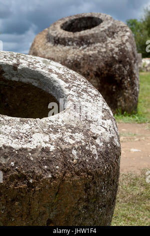 Laos, Xiangkhouang province, Phonsavan, the Plain of Jars (UNESCO World ...