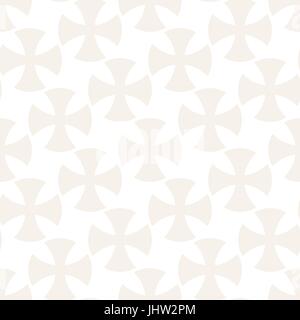 Seamless subtle cross shape lattice pattern. Abstract geometric tiling ...