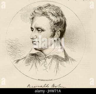 1865 portrait of Bishop Reginald Heber (author of Bishop Heber's Indian ...