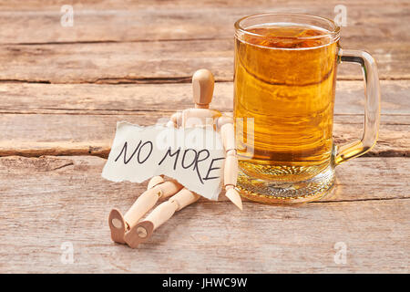 No more alcohol drinking Stock Photo - Alamy