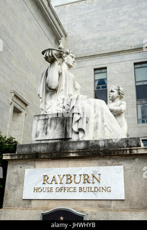 The Spirit of Justice sculpture at the Rayburn House of Representatives ...
