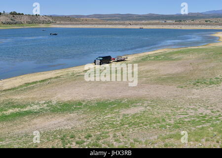 A lake at Echo Canyon in Nevada Stock Photo - Alamy