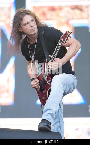 July 14, 2017 - Quebec City, Quebec; CAN - Singer SIMON WARD of the ...
