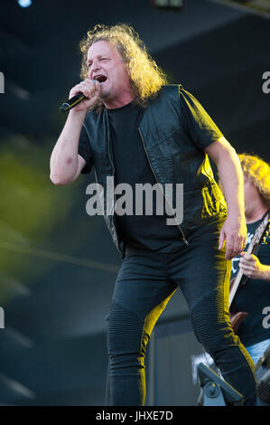 July 14, 2017 - Quebec City, Quebec; CAN - Singer SIMON WARD of the ...