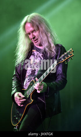 Vizovice, Czech Republic. 15th July, 2017. Musician NIBBS CARTER of the ...