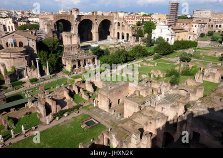 Ruins of the Medieval Porch at the Roman Forum in Rome Stock Photo - Alamy