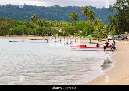 Hideaway Island in Mele Bay - Port Vila, Efate Island, Vanuatu Stock ...
