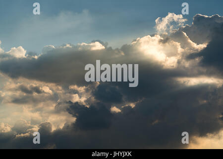 twilight colorful sky with sunlight shine behind background Stock Photo ...
