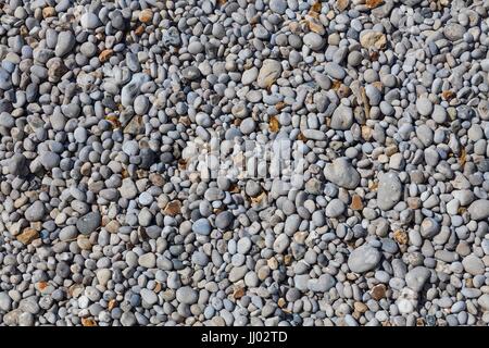 Small pebbles on the beach in Leptokarya, Greece Stock Photo - Alamy