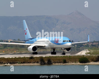 TUI airlines, flight number G-OOBN taxiiing prior to take off at ...