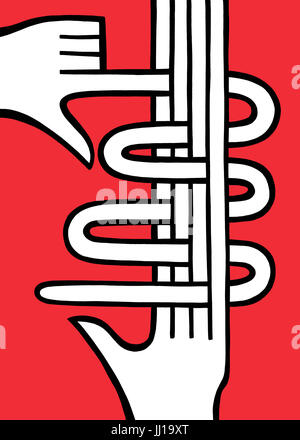 A good point. A graphic illustration Stock Photo - Alamy