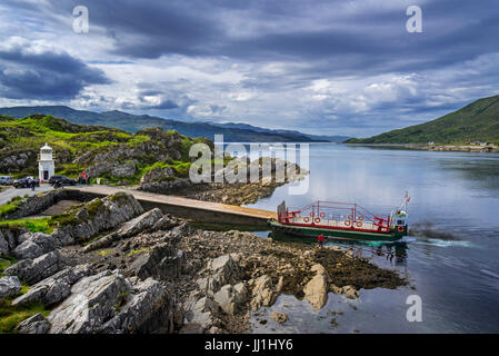 MV Glenachulish, turntable ferry operating a summer service between ...