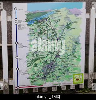 Kendal branch Line railway Station Cumbria Stock Photo - Alamy