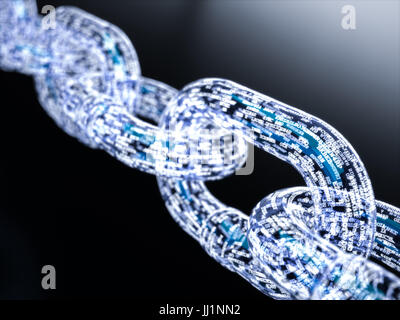 Bitcoin futuristic 3D rendering illustration. Concept of internet ...