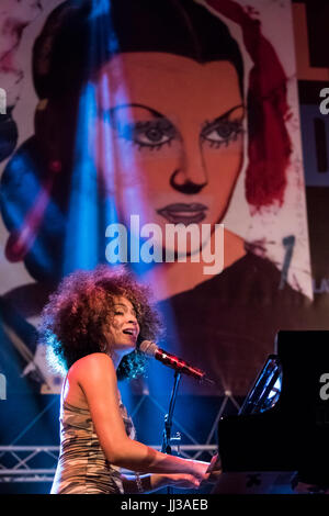 Cartagena, Spain. 17th July, 2017. Singer Kandace Springs in La Mar de ...