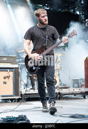 Kyle Sipress of The Devil Wears Prada performs during the Rock On The ...
