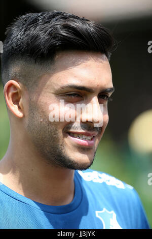 European Under-21 Champion Nadiem Amiri (l), photographed during an ...