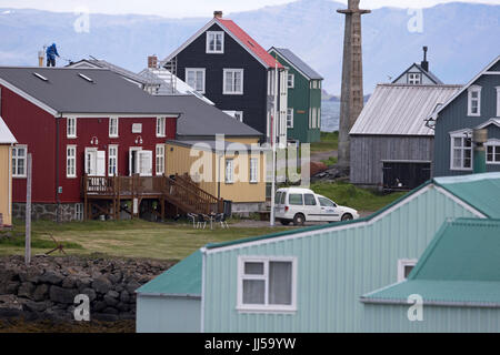 Flatey Island Iceland IS June 2017 Stock Photo - Alamy