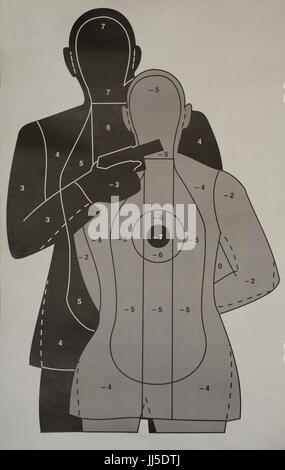 Human silhouette target Stock Vector Art & Illustration, Vector Image ...