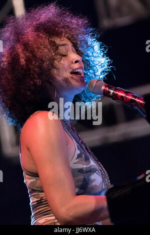 Cartagena, Spain. 17th July, 2017. Singer Kandace Springs in La Mar de ...