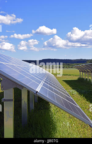 Solar panel side view Stock Photo - Alamy