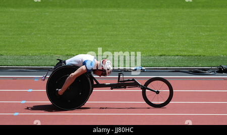 Great Britain's Nathan Maguire in the Men's 200m T54 Final during day ...