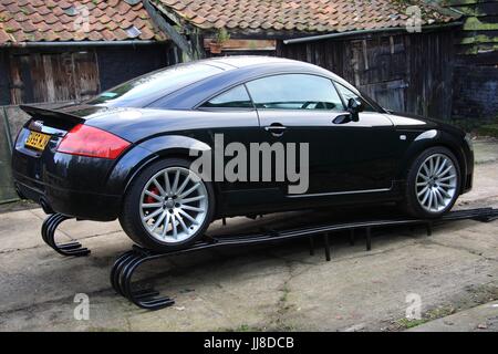 Audi Sport Quattro, on display at the Bicester Motion assembly held on ...
