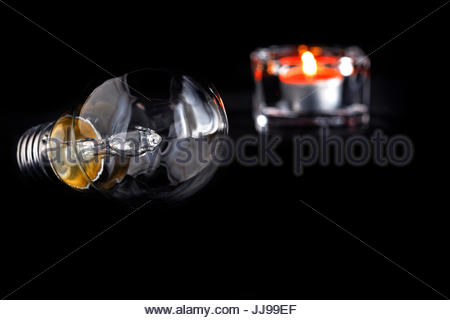 Burnt out light bulb on a white background Stock Photo: 50745539 - Alamy
