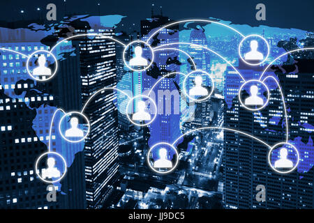 global business network Stock Photo - Alamy