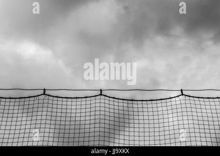 baseball field behind the netting Stock Photo - Alamy
