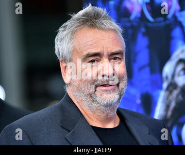 French director Luc Besson attends a press conference for his movie ...