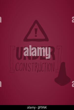 Digital composite of Maroon background with jigsaw doodle Stock Photo ...