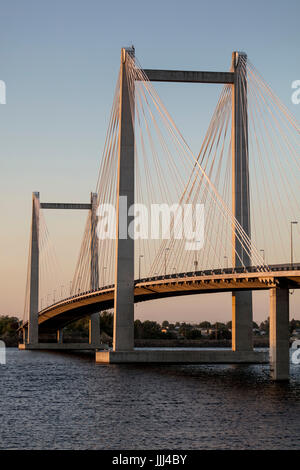 The Cable Bridge, officially called the Ed Hendler Bridge, spans the ...