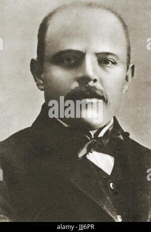 Hayyim Nahman Bialik, Russian poet and Zionist (1873-1934). Artist ...