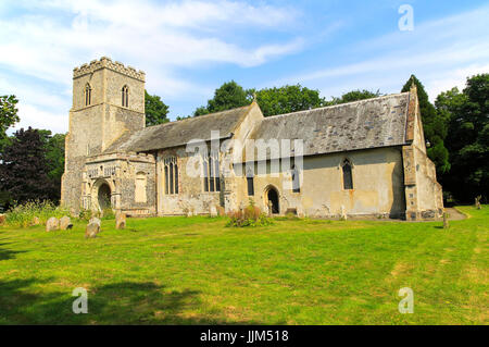 Parish church of Saint Peter, Monk Soham, Suffolk, England Stock Photo ...